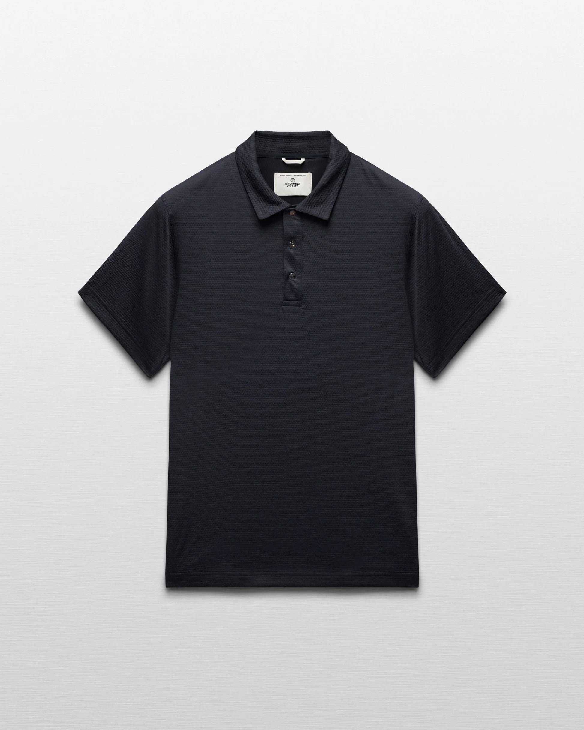 SOLOTEX TIEBREAKER POLO (NAVY) - REIGNING CHAMP – Jeff's Guyshop