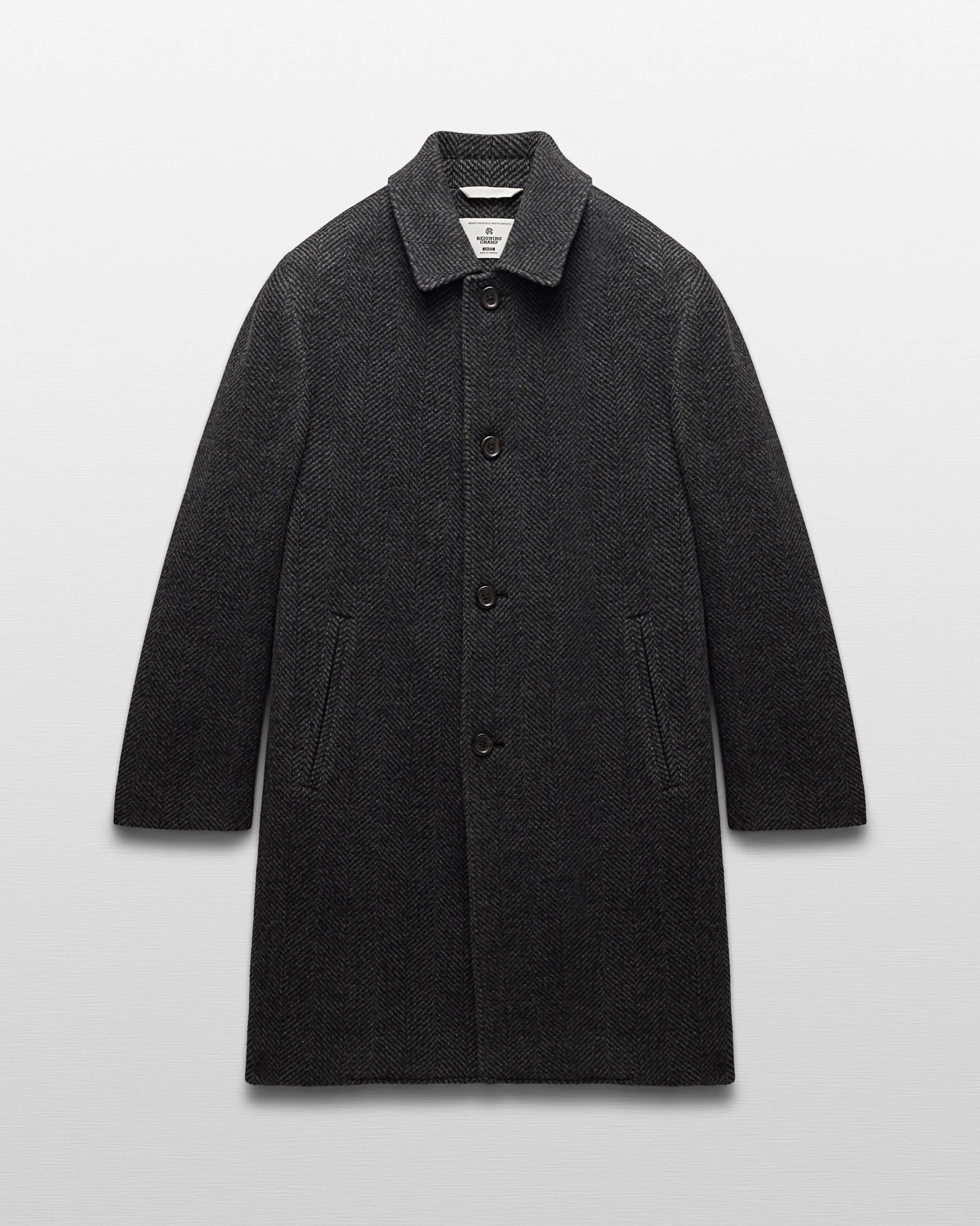 HERRINGBONE SCOUT COAT - REIGNING CHAMP – Jeff's Guyshop